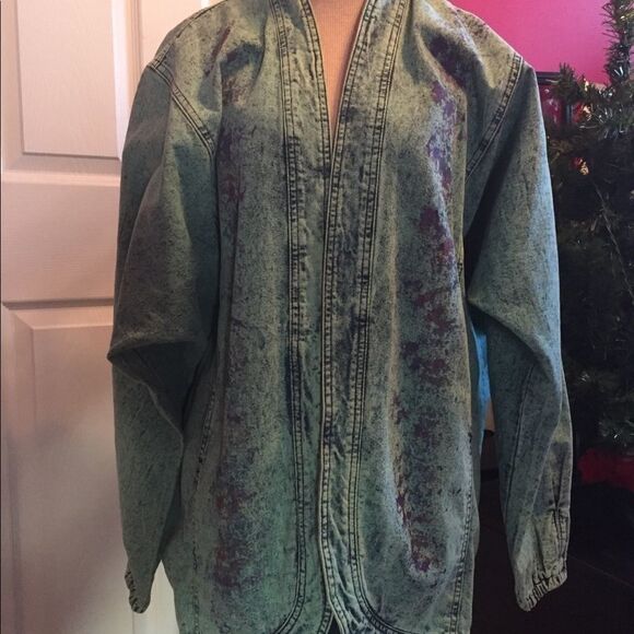 Sundance | Jackets & Coats | Vintagesundance Acid Washedjacket Szm ...